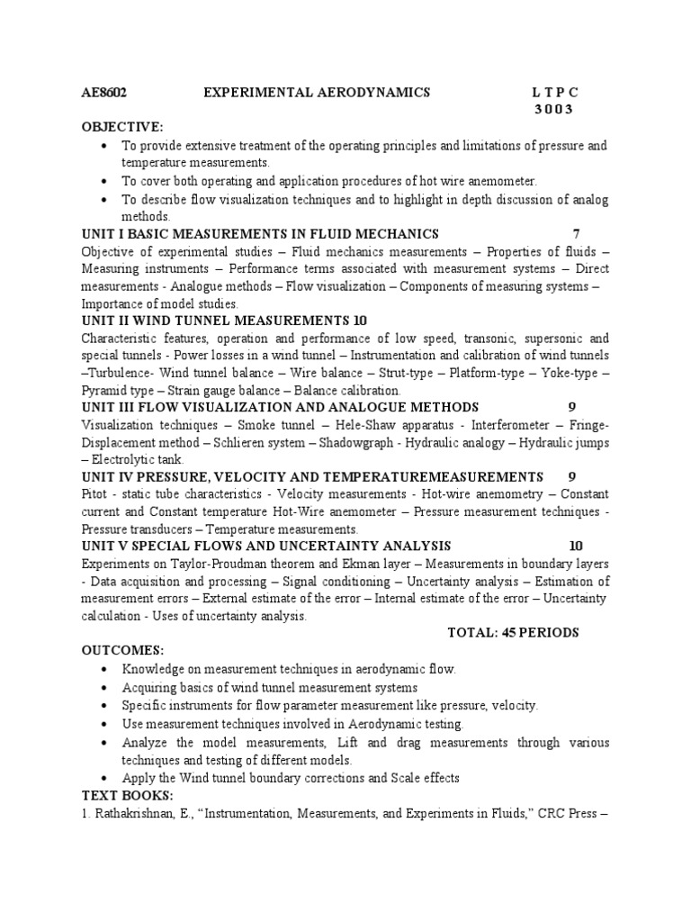 Experimental Aerodynamics | Download Free PDF | Viscosity | Gases