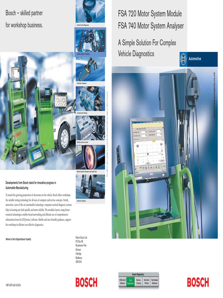 FSA 720 Motor System Module FSA 740 Motor System Analyser: A Simple ...