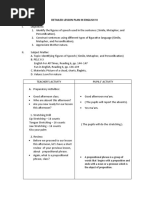 Detailed Lesson Plan in English VI | PDF | English Language | Metaphor