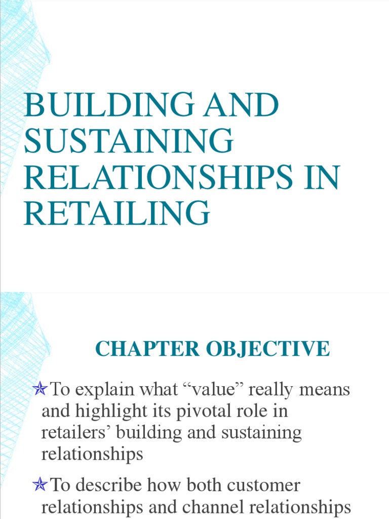 Building and Sustaining Relationships in Retailing | PDF | Retail ...