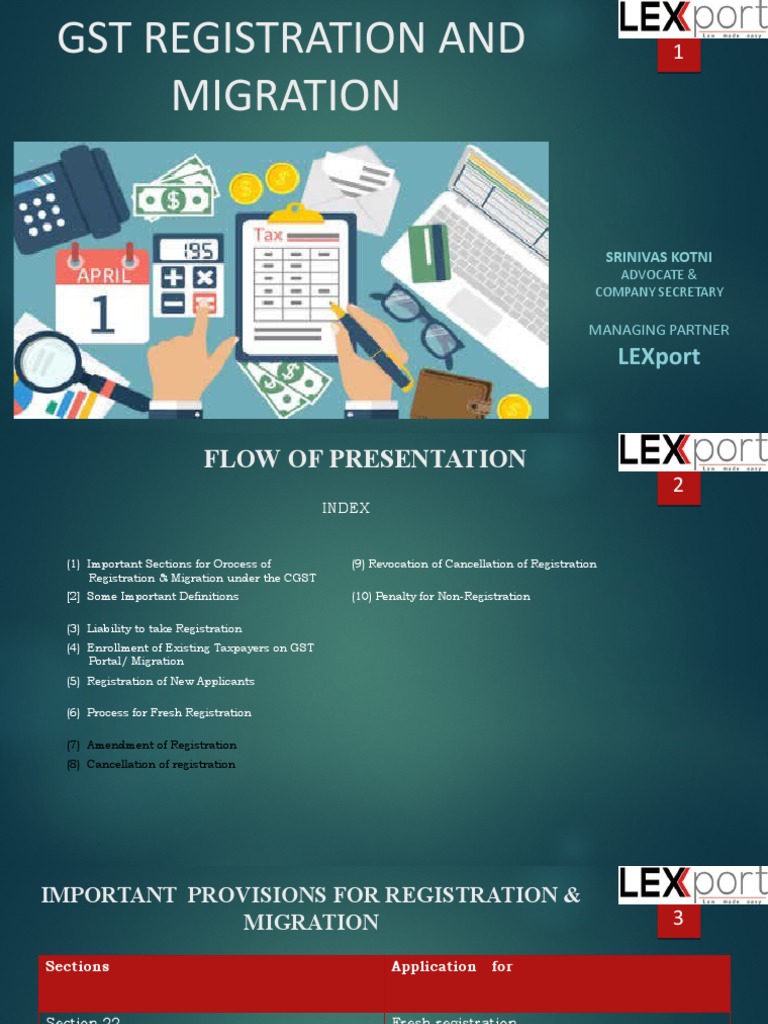 GST Registration PPT Ver6 28042017 | PDF | Value Added Tax | Taxes