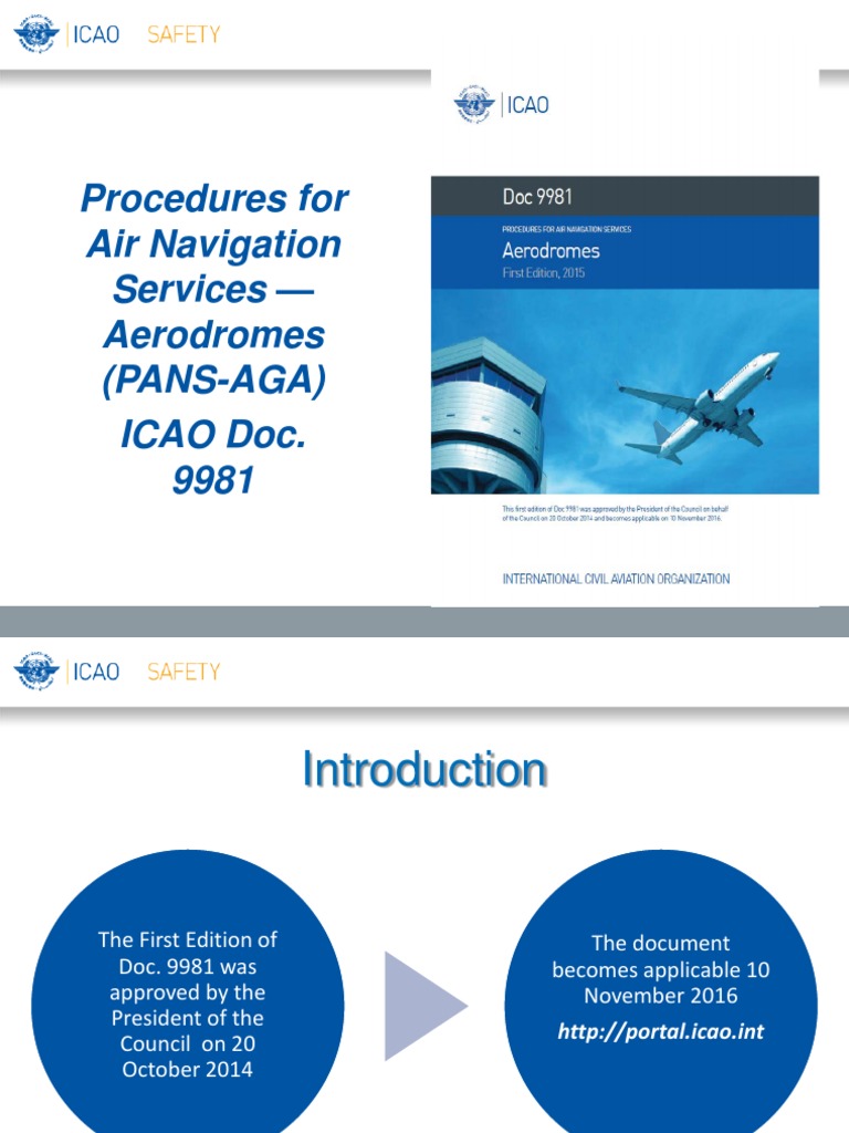 Procedures For Air Navigation Services - Aerodromes (Pans-Aga) ICAO Doc ...