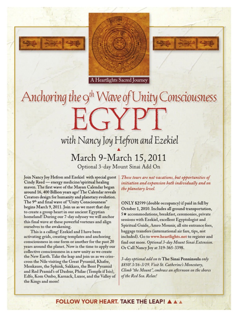 Anchoring The 9 Wave of Unity Consciousness: Egypt | PDF | Ancient Egypt