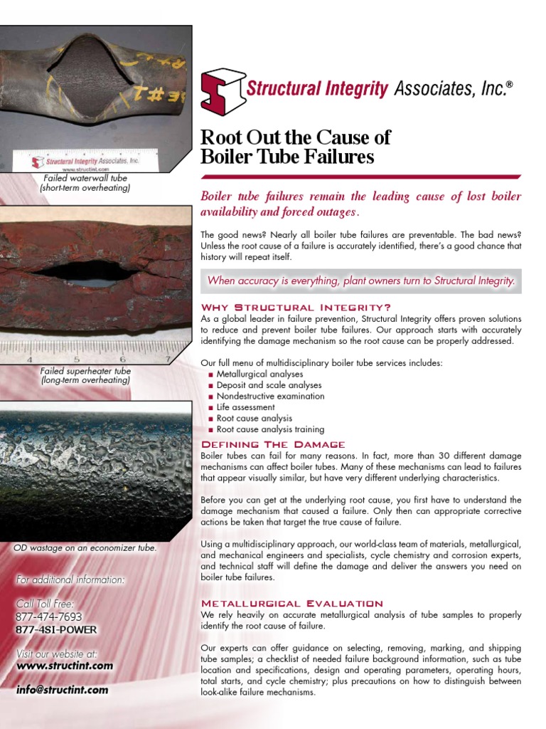 Root Out The Cause of Boiler Tube Failures | PDF | Boiler ...