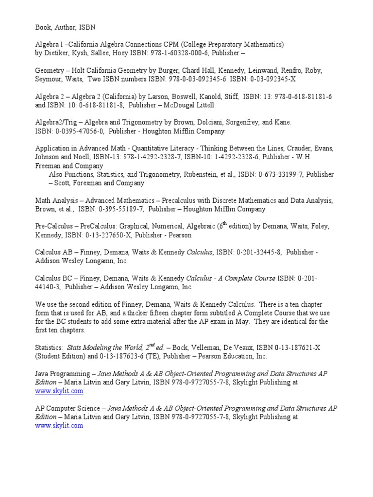 Ed. - Bock, Velleman, de Veaux, ISBN 0-13-187621-X | PDF