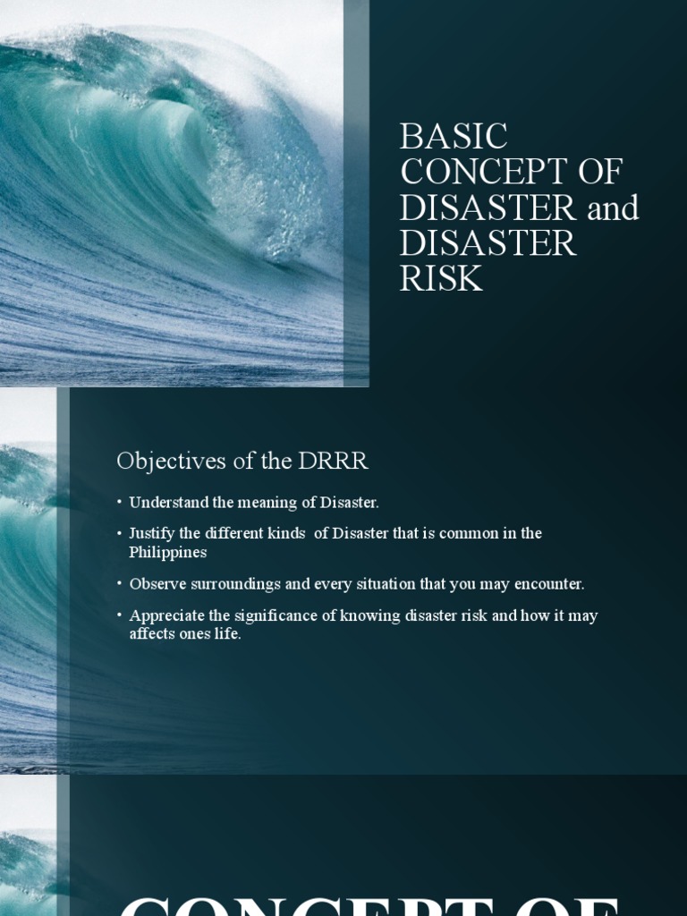 Understanding Disaster and Risk Concepts | PDF | Hazards | Natural ...