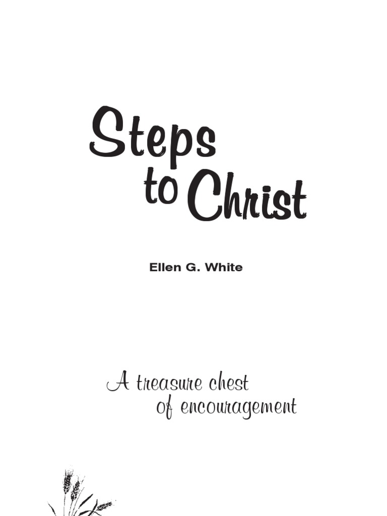 Steps To Christ | PDF | Repentance | Sin