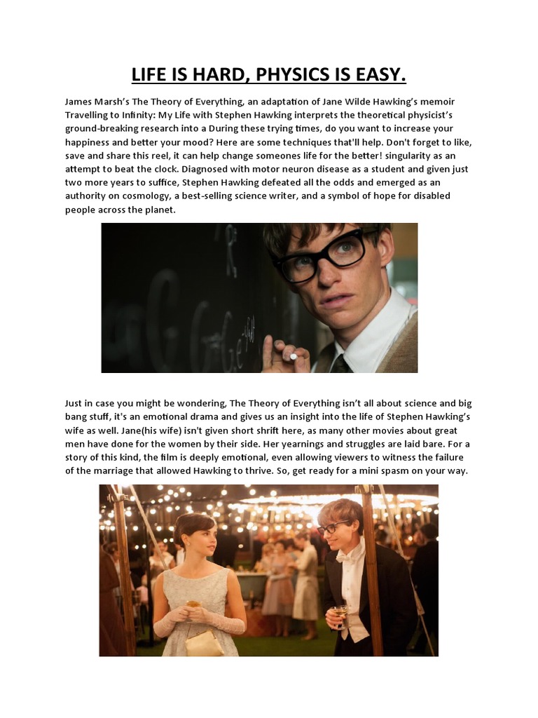 The Theory of Everything | PDF | Stephen Hawking
