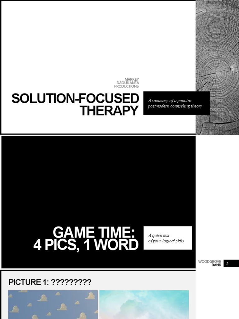Solution-Focused Therapy | PDF | Psychotherapy | Psychology