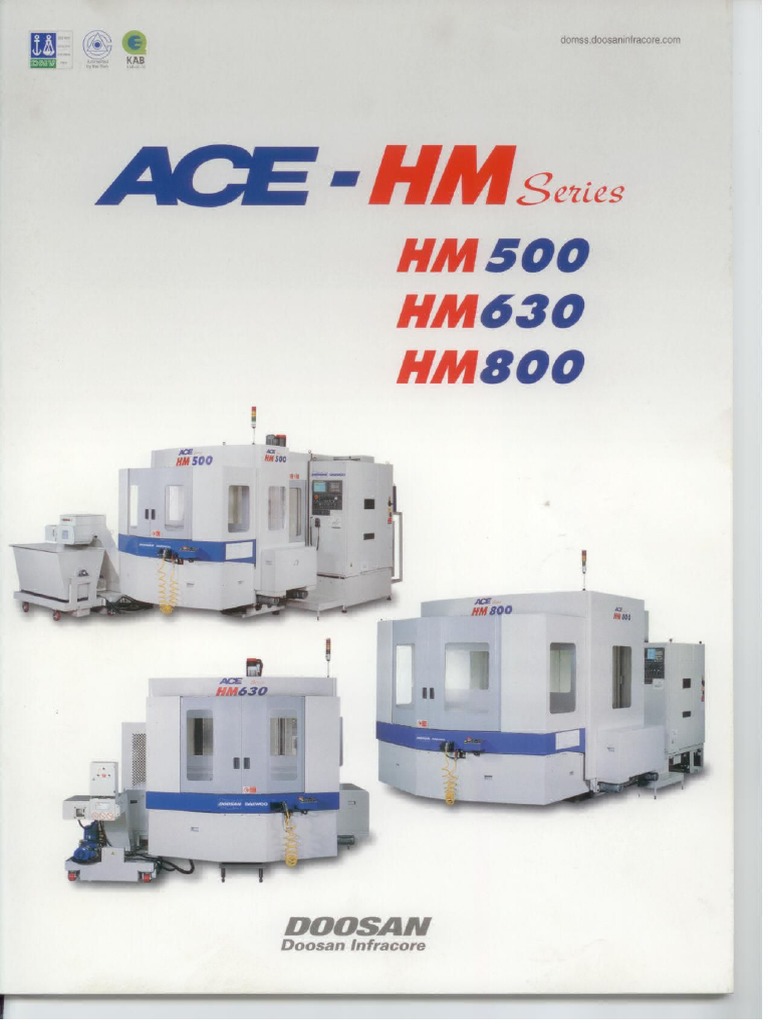 Scheda Tecnica Doosan HM500 Min | PDF