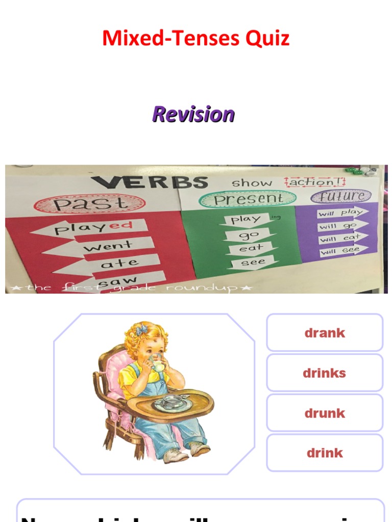 Mixed-Tenses Quiz: Revision | PDF