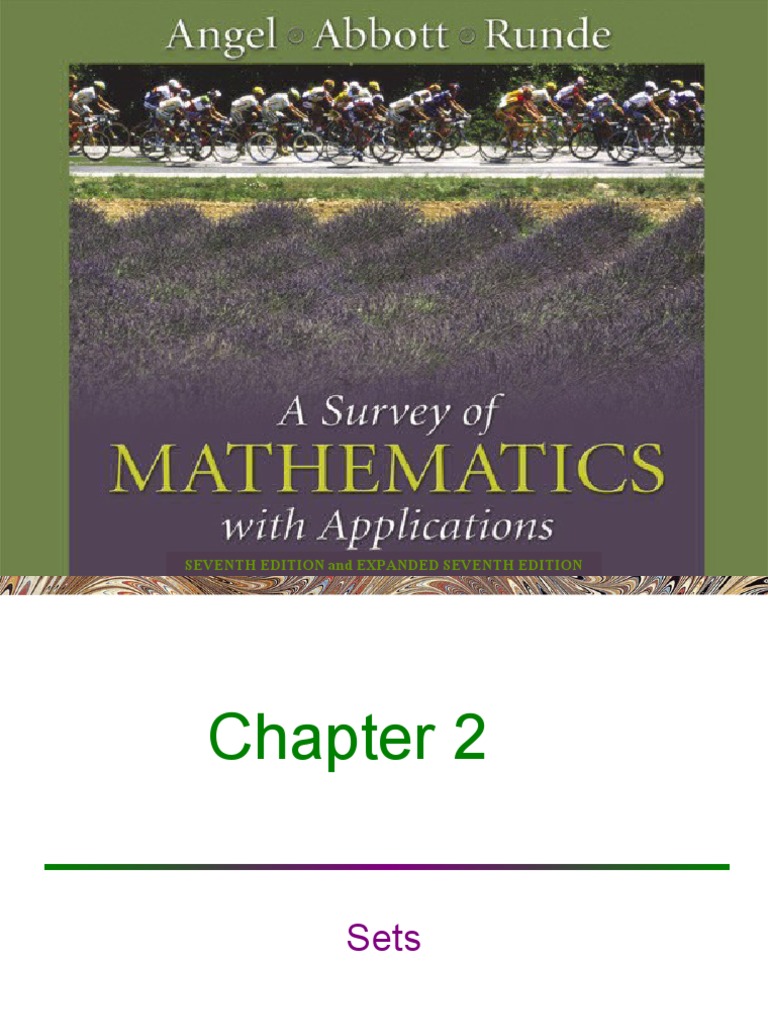 A Survey of Mathematics With Applications | PDF | Set (Mathematics ...