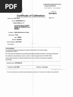 Weigh Balance Calibration Certificate | PDF | Calibration | Weighing Scale
