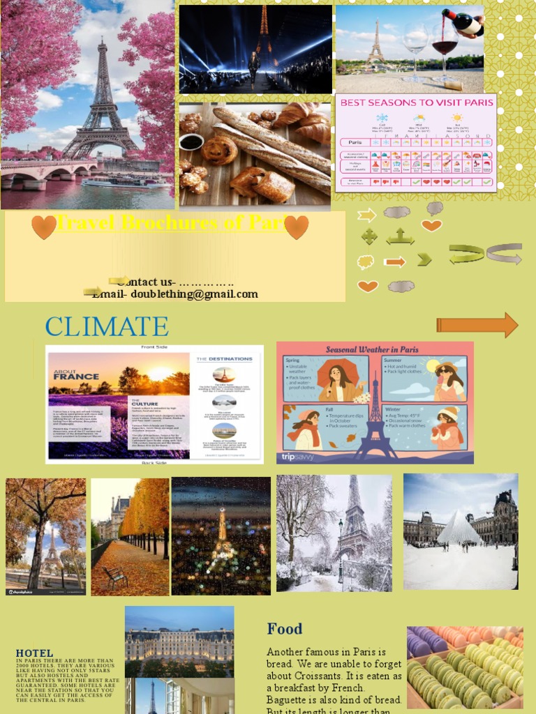 Paris Travel Brochure Overview | PDF | Paris
