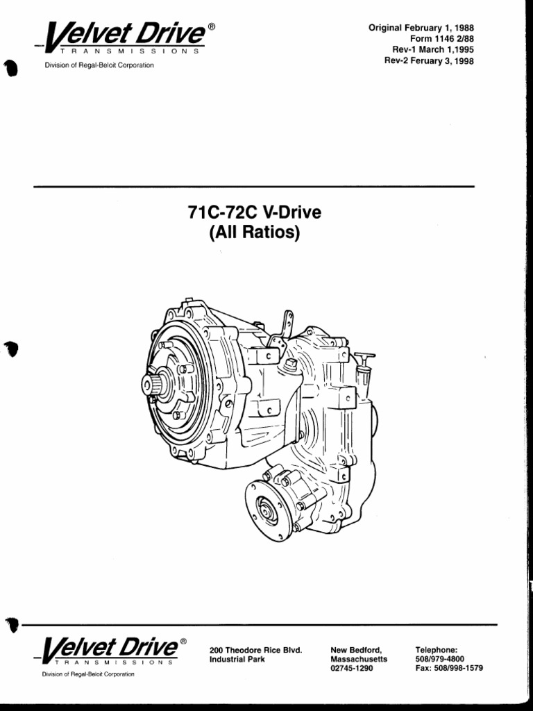 Borg Warner Velvet Drive 71C - 72C - All - Ratios | PDF