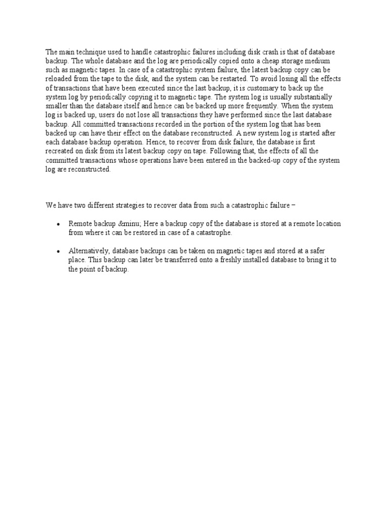 Catastrophic Failures | PDF