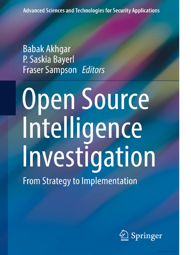 Open Source Intelligence Investigation | PDF