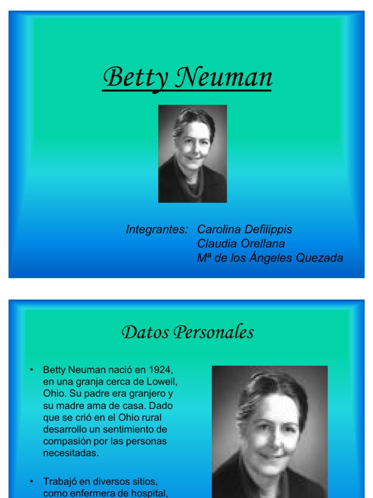 Betty Neuman | PDF | Enfermería | Estrés (biología)