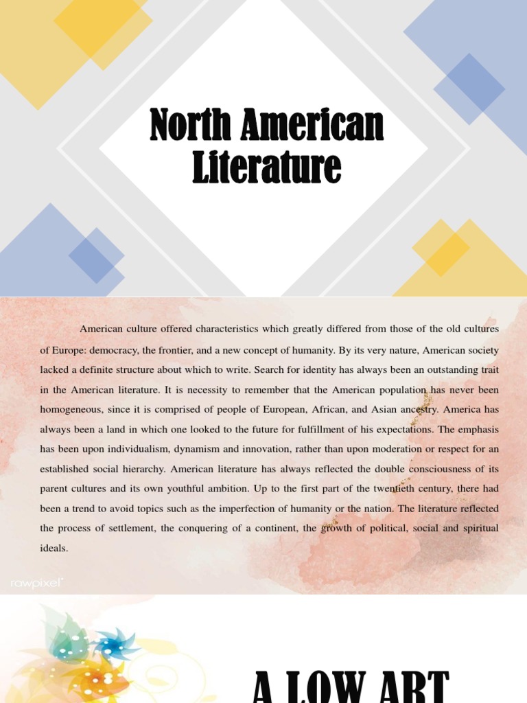 North American Literature | PDF