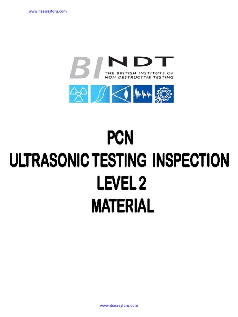 PCN Ultrasonic Testing Material Level 2 Material | PDF | Hertz | Sound
