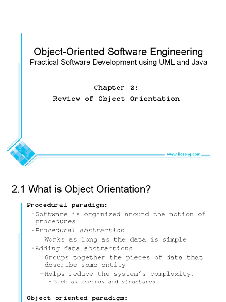 Object Oriented Software Engineering Practical Software Development Using Uml And Java Pdf