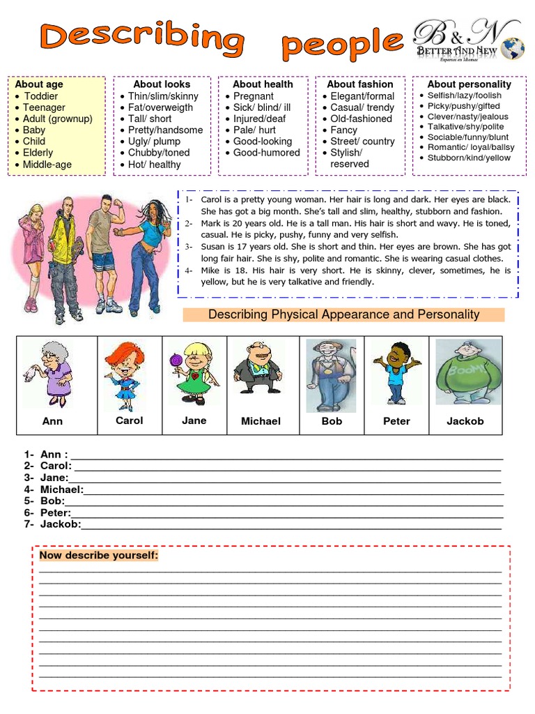 Describing People | PDF