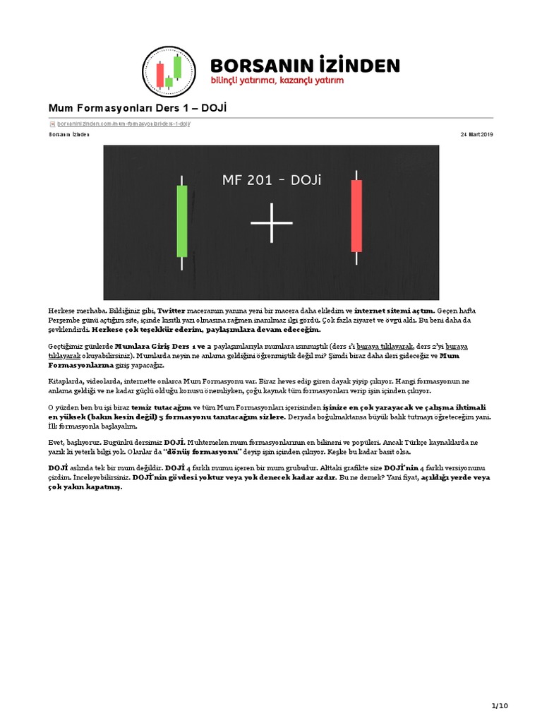 Mum Doji Ders1 | PDF