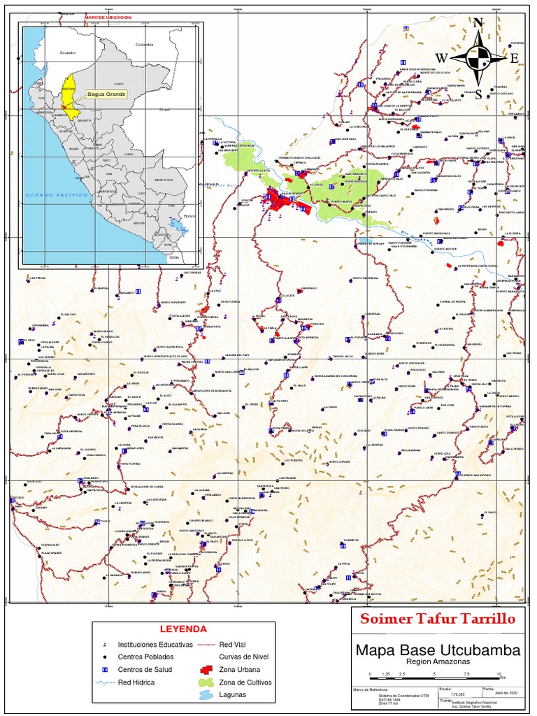 Mapa Base Utcubamba | PDF