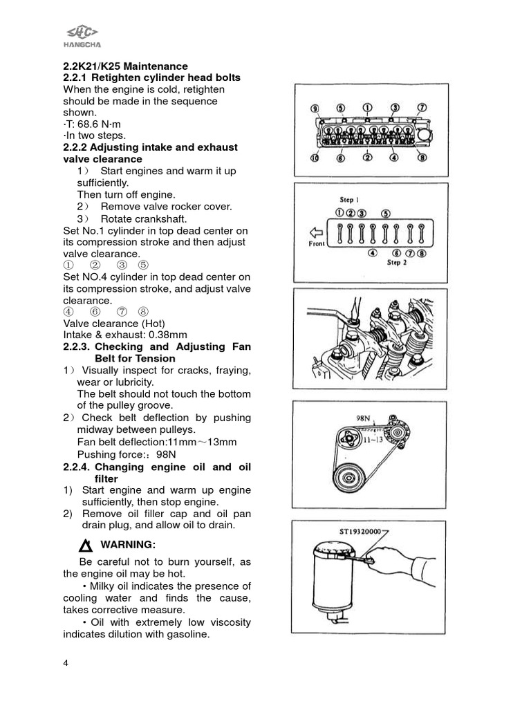 Manual Del Motor K21 y K25 | PDF