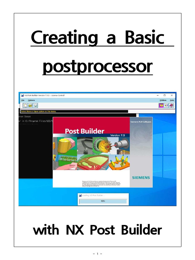 Creating A Basic Postprocessor With NX Post Builder For Beginners | PDF | Parameter (Computer ...