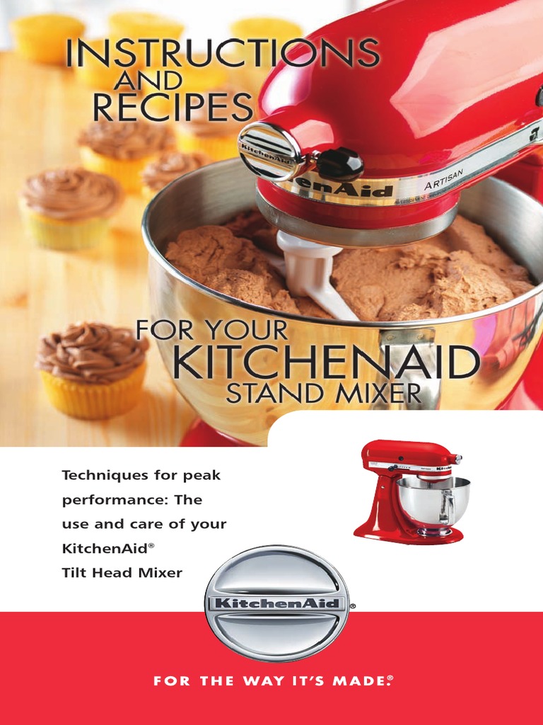 Kitchenaid Mixer KSM90 User Manual | PDF | Fouet électrique | Gâteaux
