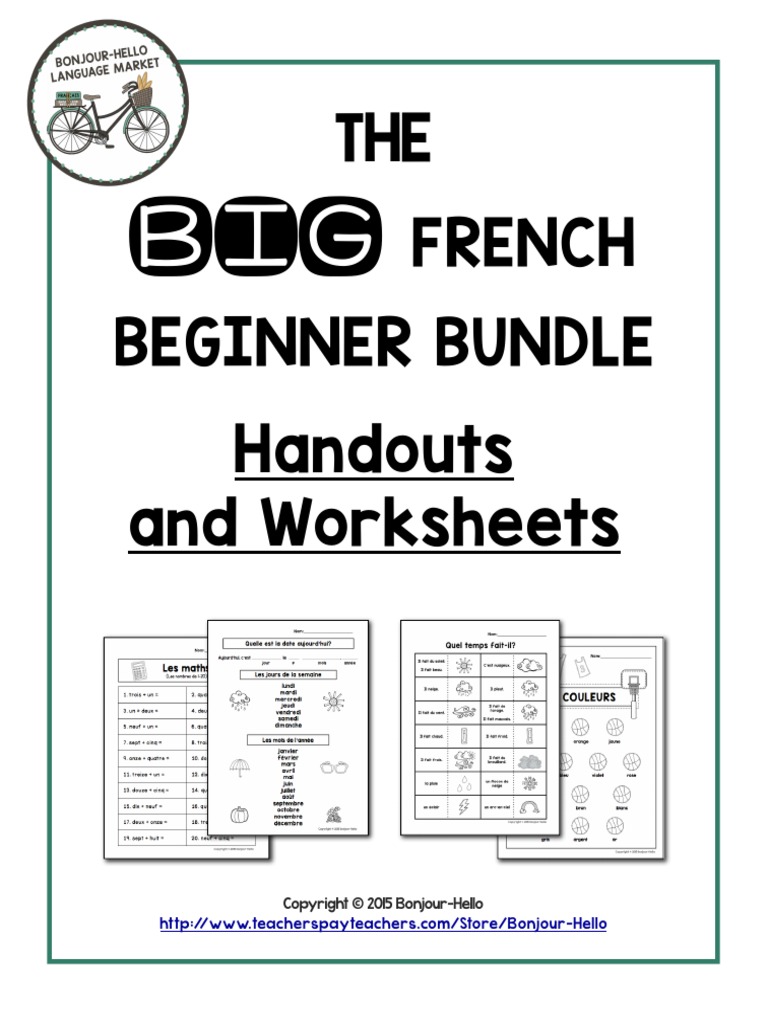 FSL Handouts and Worksheets | PDF