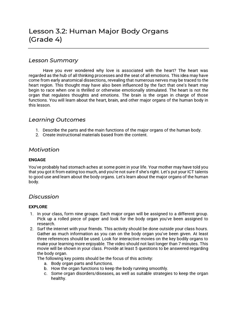 Major Body Organs: An Overview of the Heart, Brain, Lungs, Liver ...