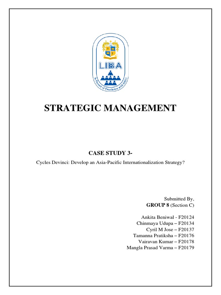 SM - Case Study 3 - Group 8 | PDF | Market (Economics) | China