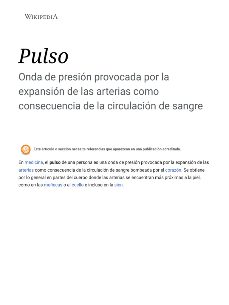 Pulso - Wikipedia, La Enciclopedia Libre | PDF | Legumbres | Sistema ...