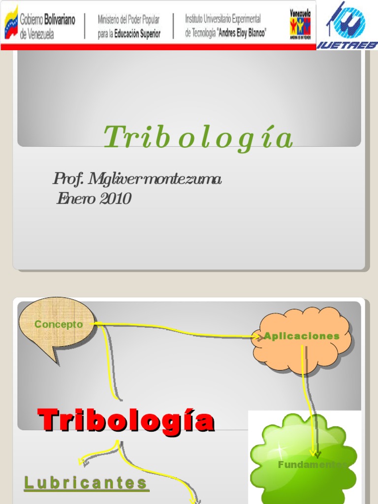 Tribologia | PDF | Lubricante | Química Física