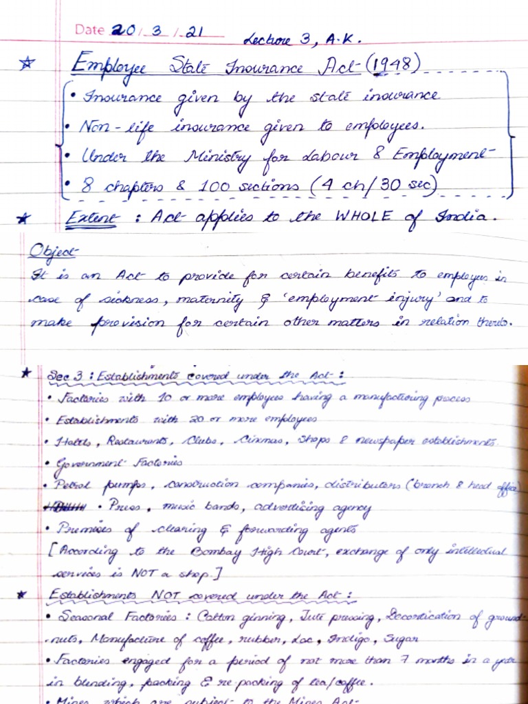 Law Class Notes | PDF