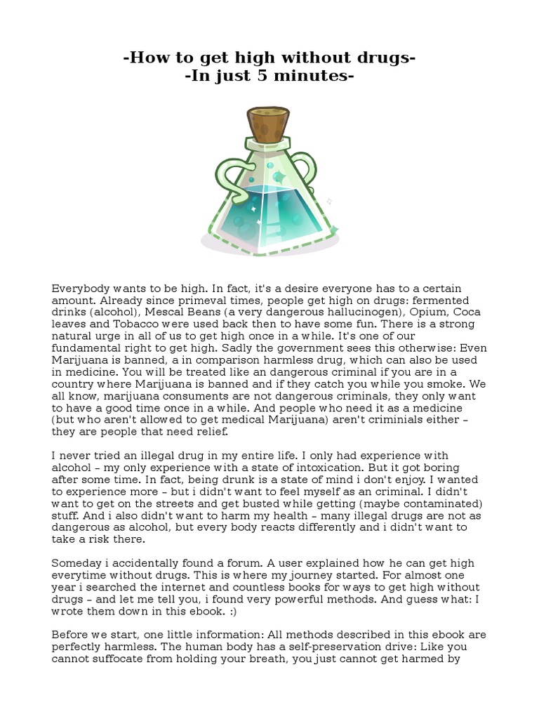 How To Get High Without Drugs | PDF | Hypnosis | Cognition