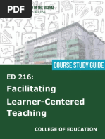 Module 1 - Facilitating Learner - Centered Teaching PDF | PDF | Expert ...