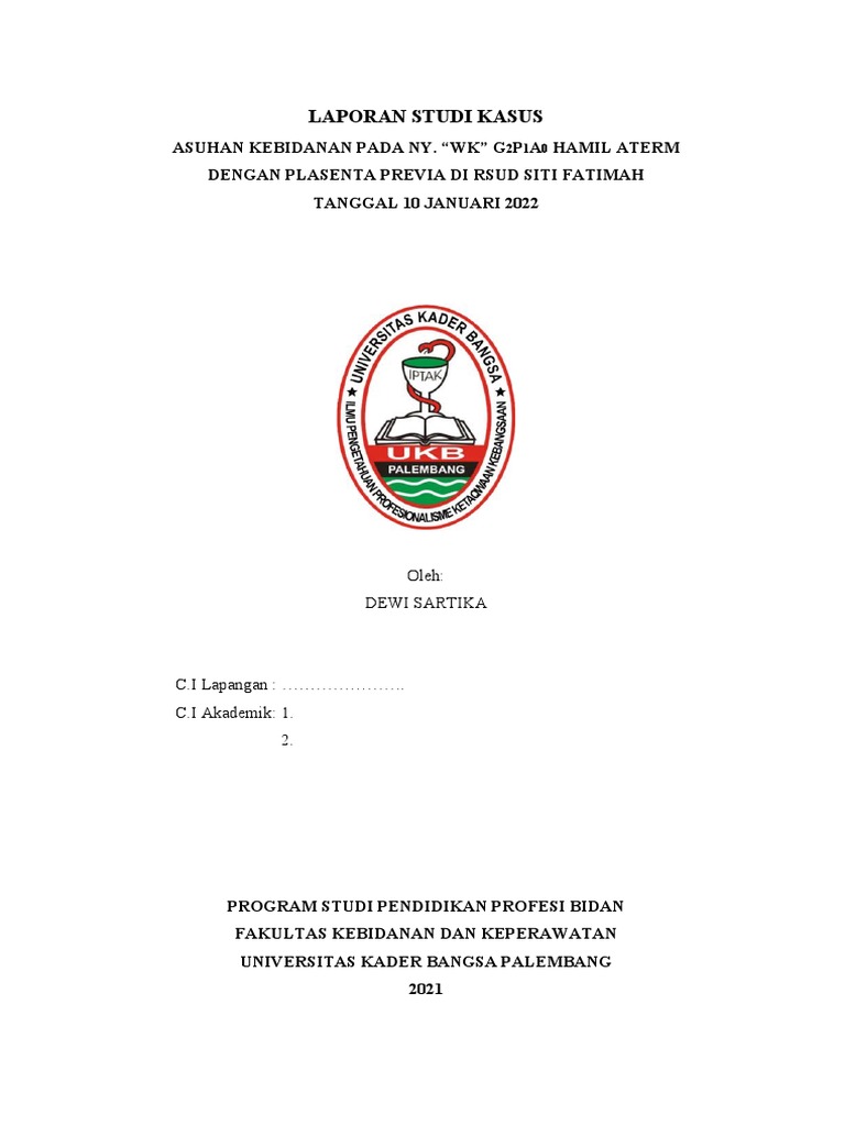 Laporan Studi Kasus (Dewi) | PDF