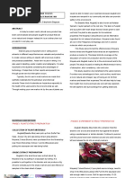 Natural Ink From Alugbati | PDF | Ink | Wellness