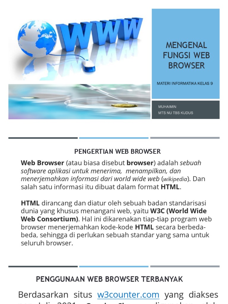 Mengenal Fungsi Web Browser | PDF | Bisnis | Komputer