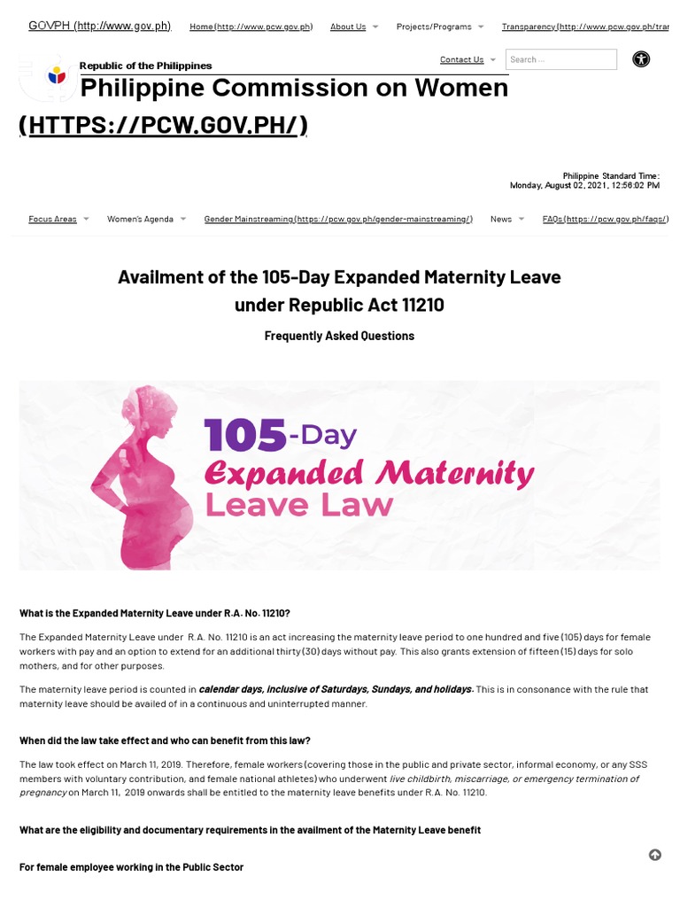 (HTTPS://PCW - GOV.PH/) Philippine Commission On Women | PDF | Parental ...