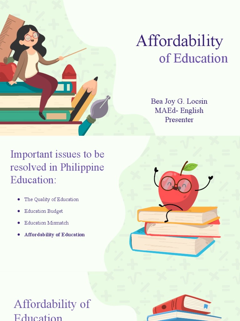 Affordability of Education | PDF