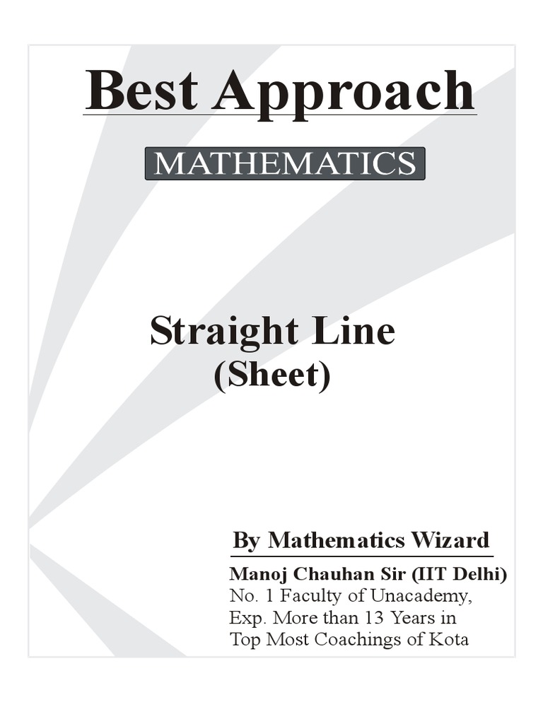 Key Concepts of Straight Lines | PDF | Line (Geometry) | Triangle