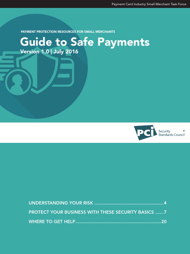 Guide To Safe Payments: Version 1.0 - July 2016 | PDF | Payment Card ...