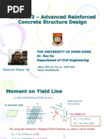 Design and Analysis Examples For Slab by Yield Line Method | PDF | Triangle | Mechanical Engineering