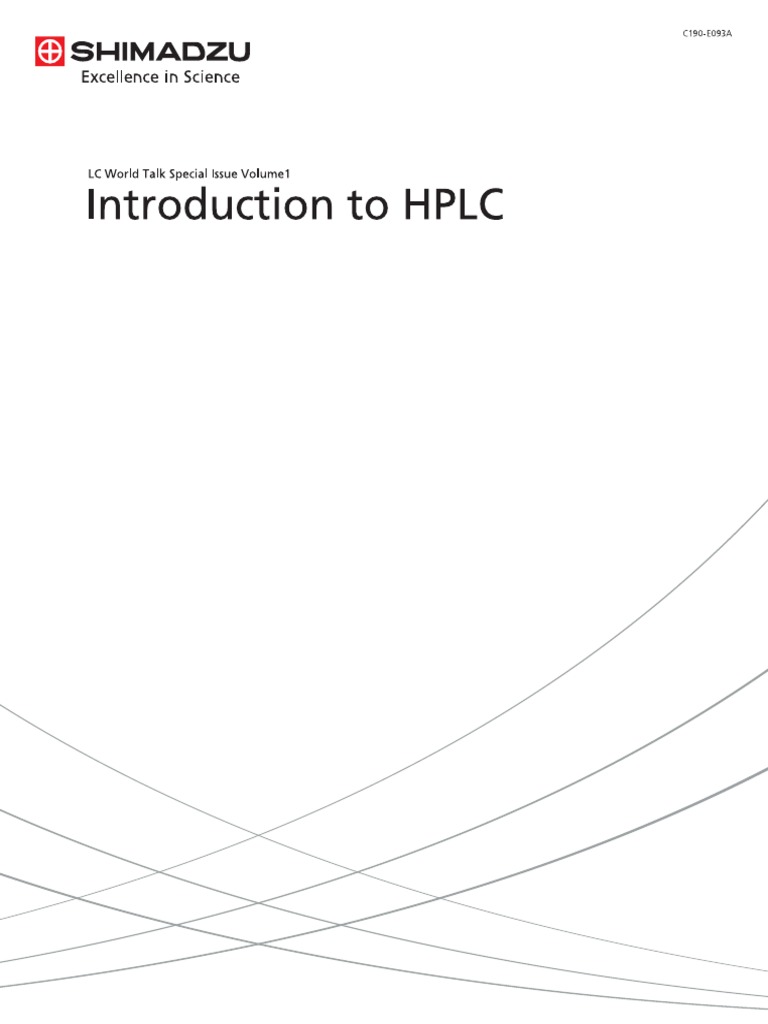 C190E093A Introduction HPLC | PDF | High Performance Liquid ...