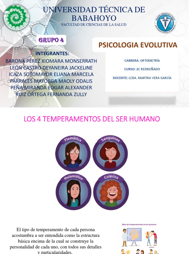 Temperamento y Tipos - Grupo 4 | PDF | Temperamento | Conceptos ...