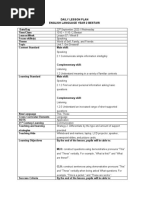 No David Lesson Plan | PDF | Educational Assessment | Lesson Plan